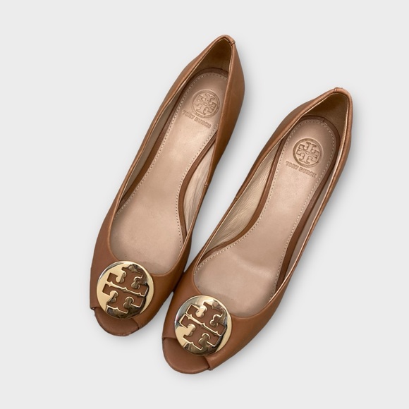 Tory Burch | Shoes | Tory Burch Kara Peep Toe Wedges | Poshmark